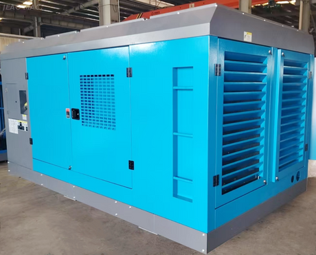 HJ1025-23 Powerful Diesel Screw Air Compressor For Water Well Drilling